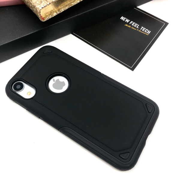 Accessories | Iphone Black Hybrid Armor Case | Poshmark